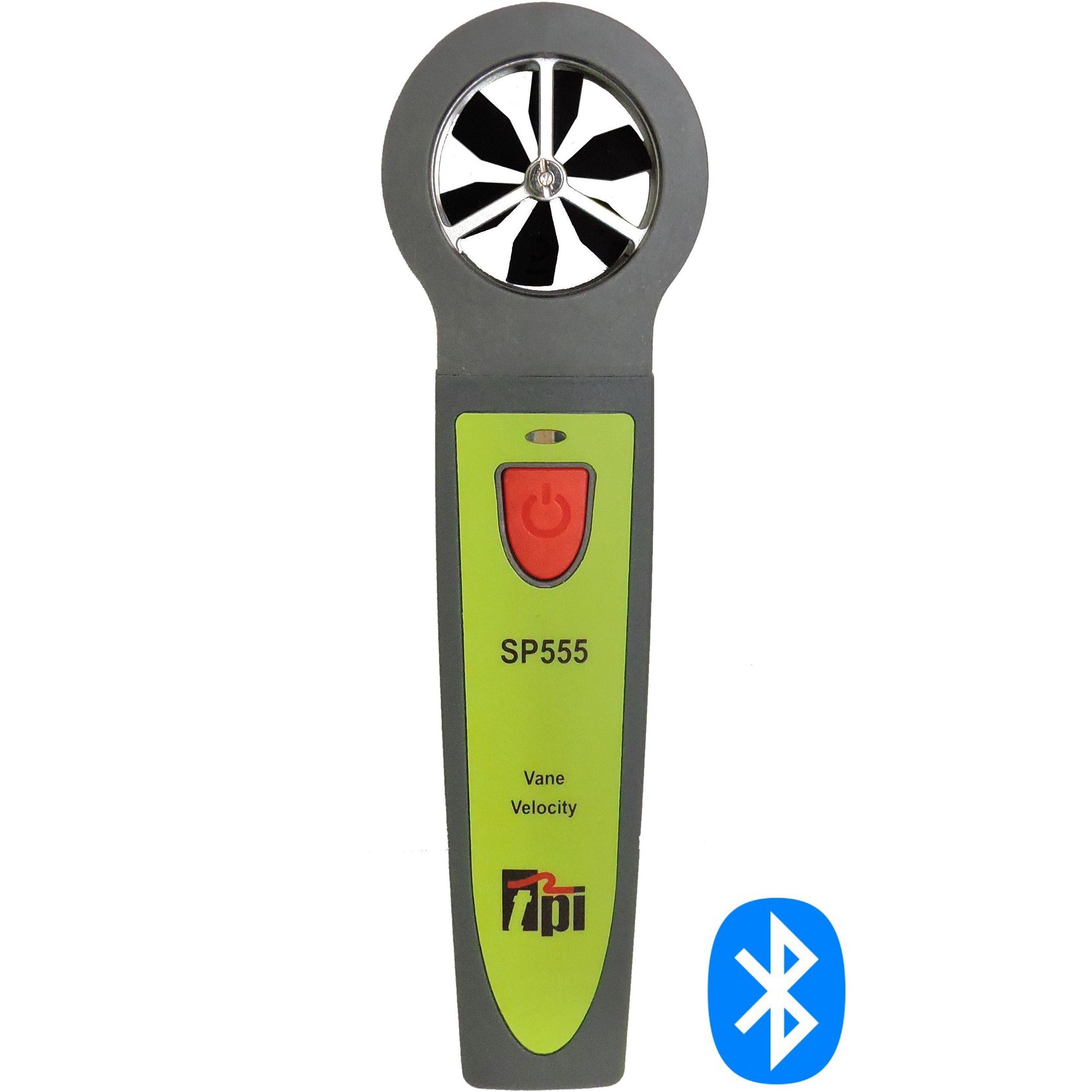 מד CFM שבשבת מהירות 0.5-25m/sec וטמפ' 20°C/+60°C- לאפליקציה TPI View ...